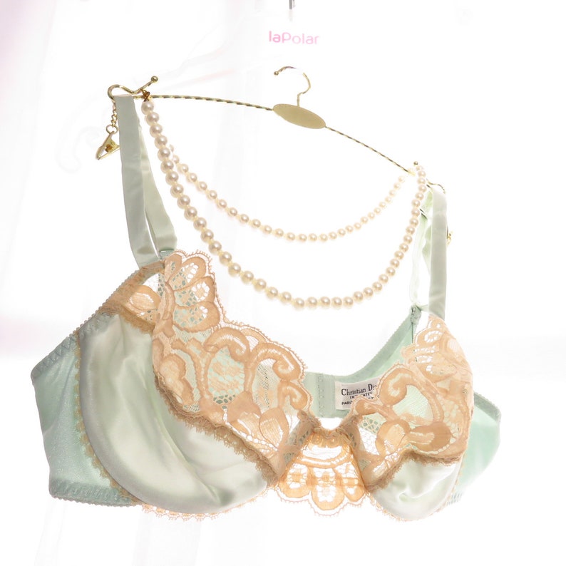 Christian Dior Bra Vintage Lingerie Bra Size 34B, Dior Bra, Rare Find ...