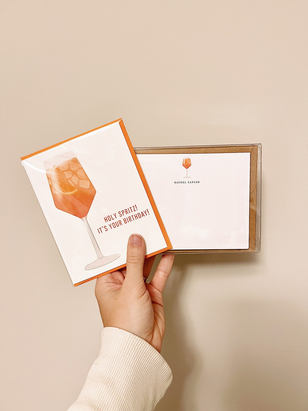 Aperol Spritz Stationery Set — Aperol Spritz Birthday Set // Aperol ...