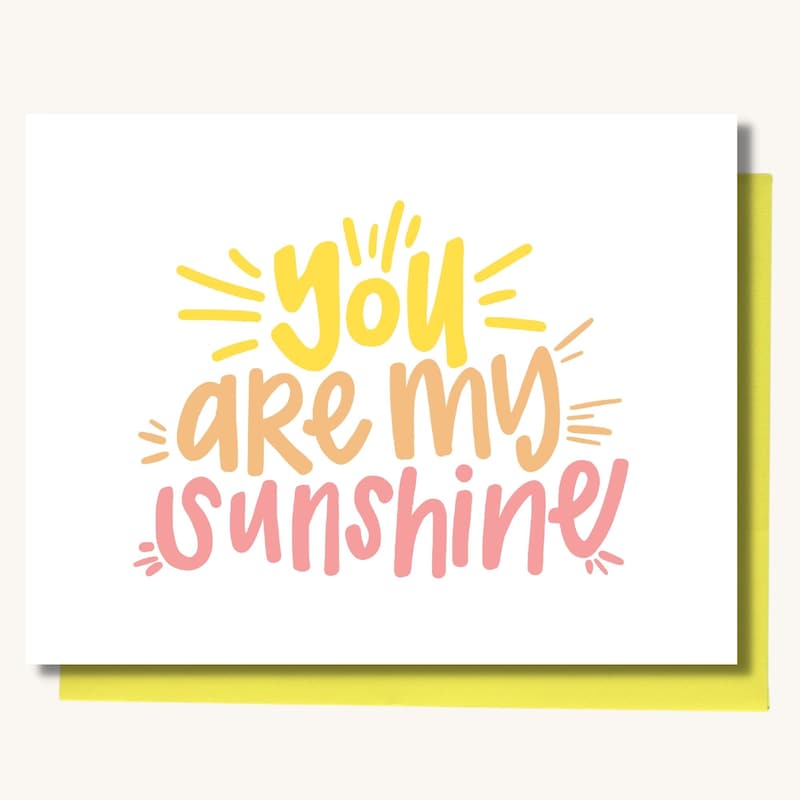 Sunshine Cards - Etsy