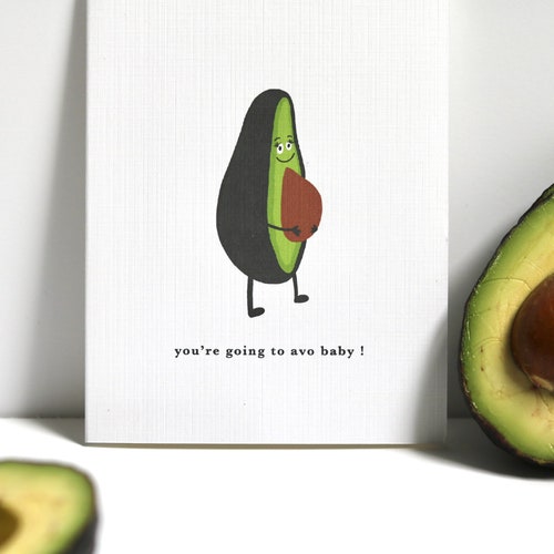 Youre Going to Avo Baby Card Card for New Parent // Card | Etsy