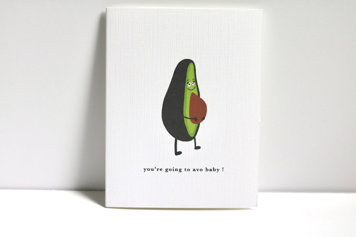 Youre Going to Avo Baby Card Card for New Parent // Card | Etsy