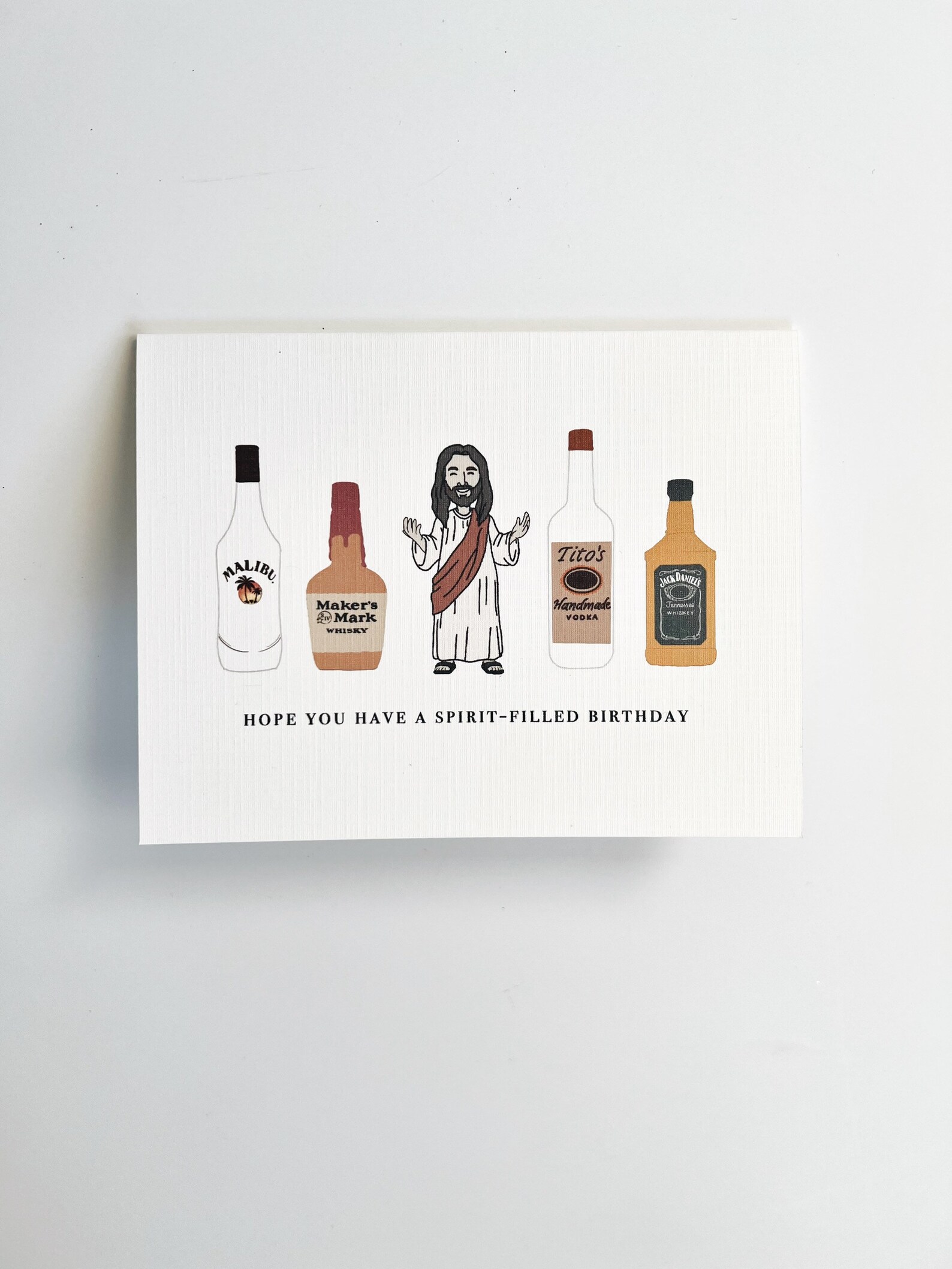 Spirit-filled Birthday Card Funny Christian Birthday Card // | Etsy