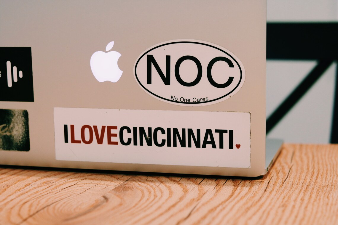 No One Cares Sticker Vinyl Sticker Bumper Sticker // Laptop - Etsy