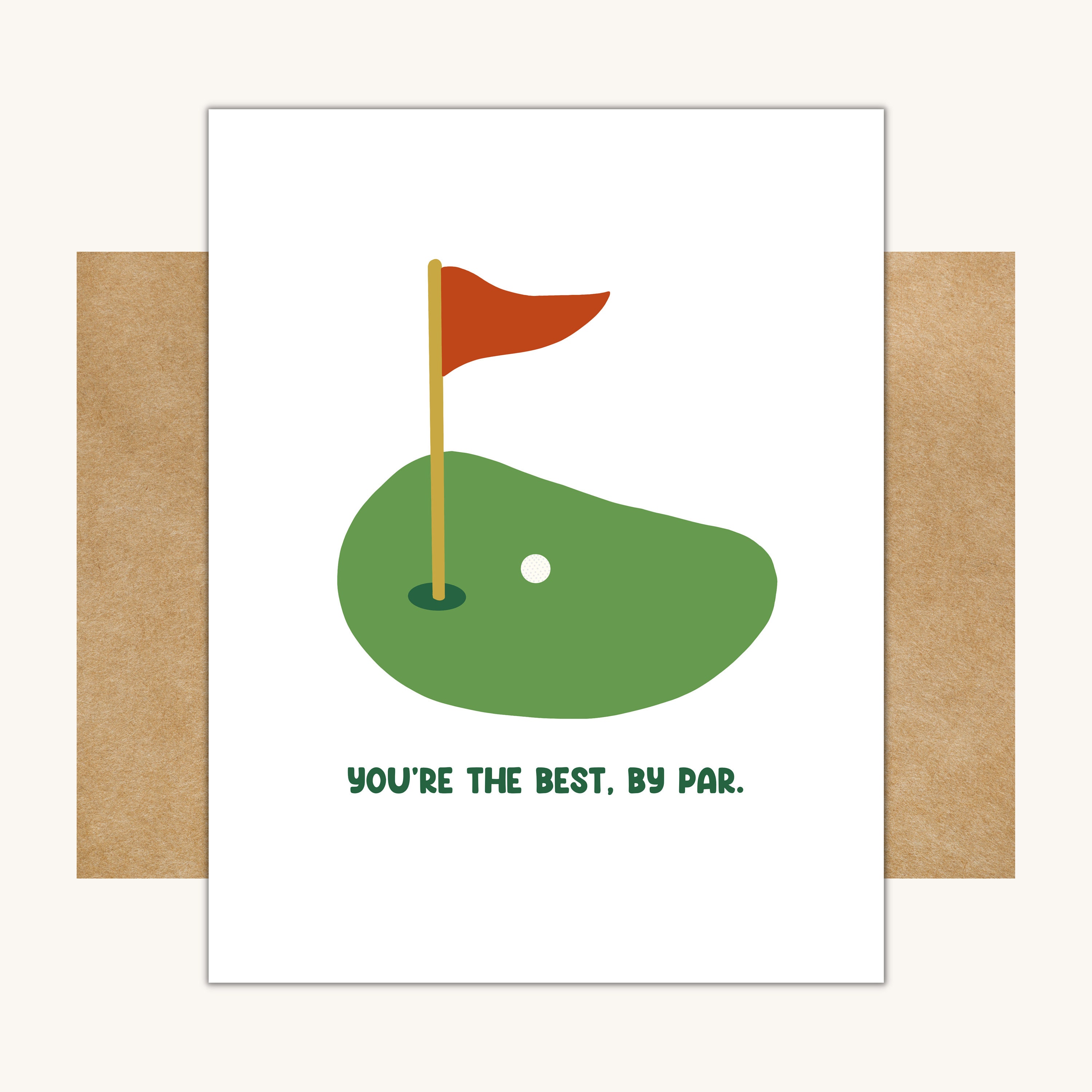 You're the Best, by Par -- Golf Father's Day Card // Card for Dad ...