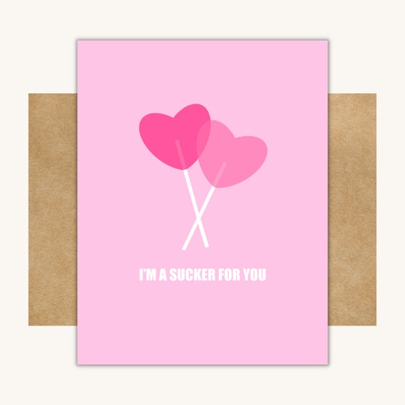 Jonas Brothers Funny Valentines Day Cards I'm A Sucker For You"