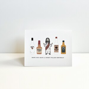 Spirit-filled Birthday Card Funny Christian Birthday Card // | Etsy