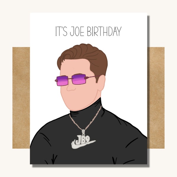 Joe Burrow Birthday Card - Etsy