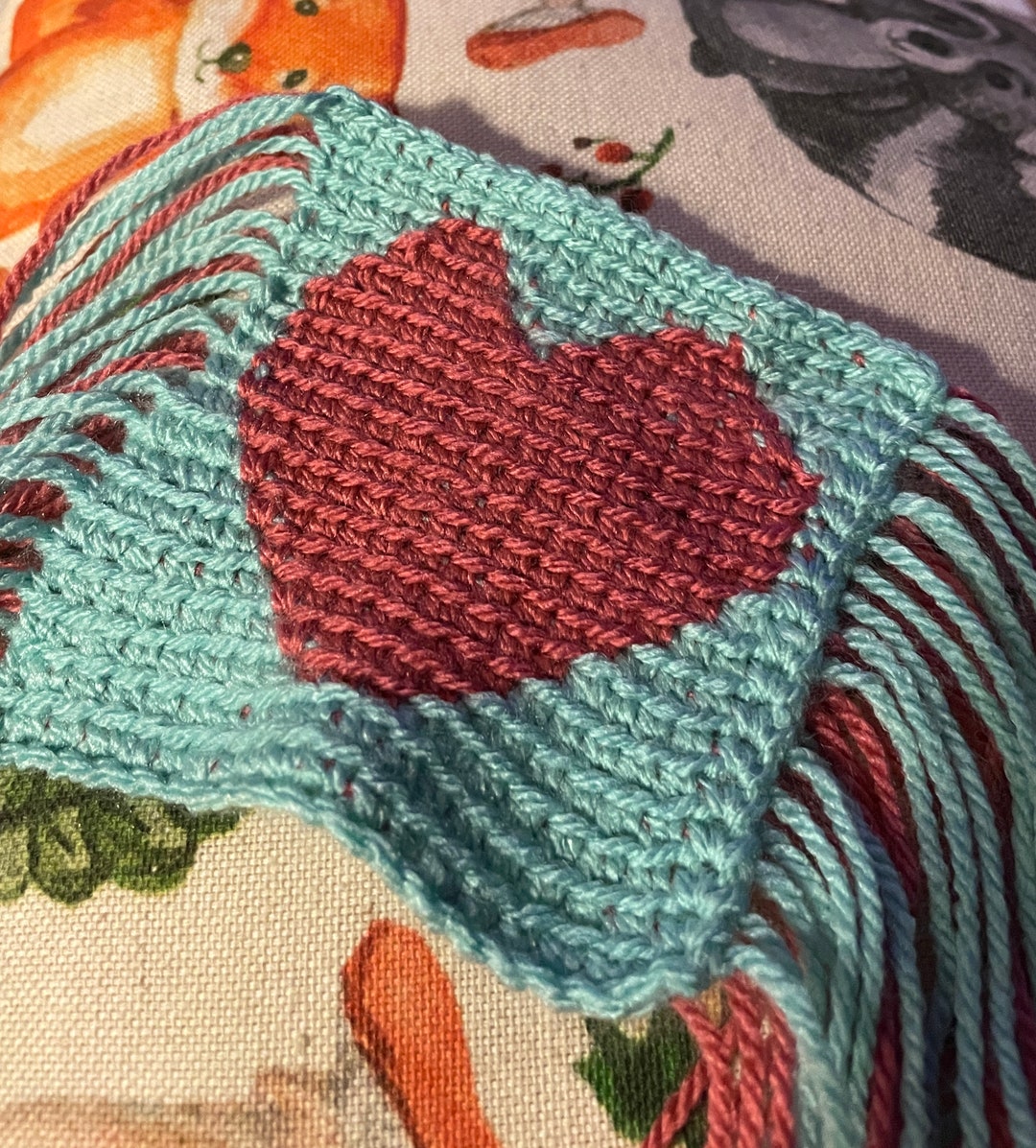 Crochet Pattern Crochet Heart Tapestry Crochet Grid Instant Download ...