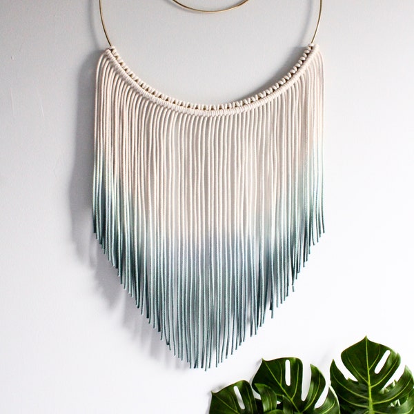 Dyed Macrame Wall Hanging - Etsy