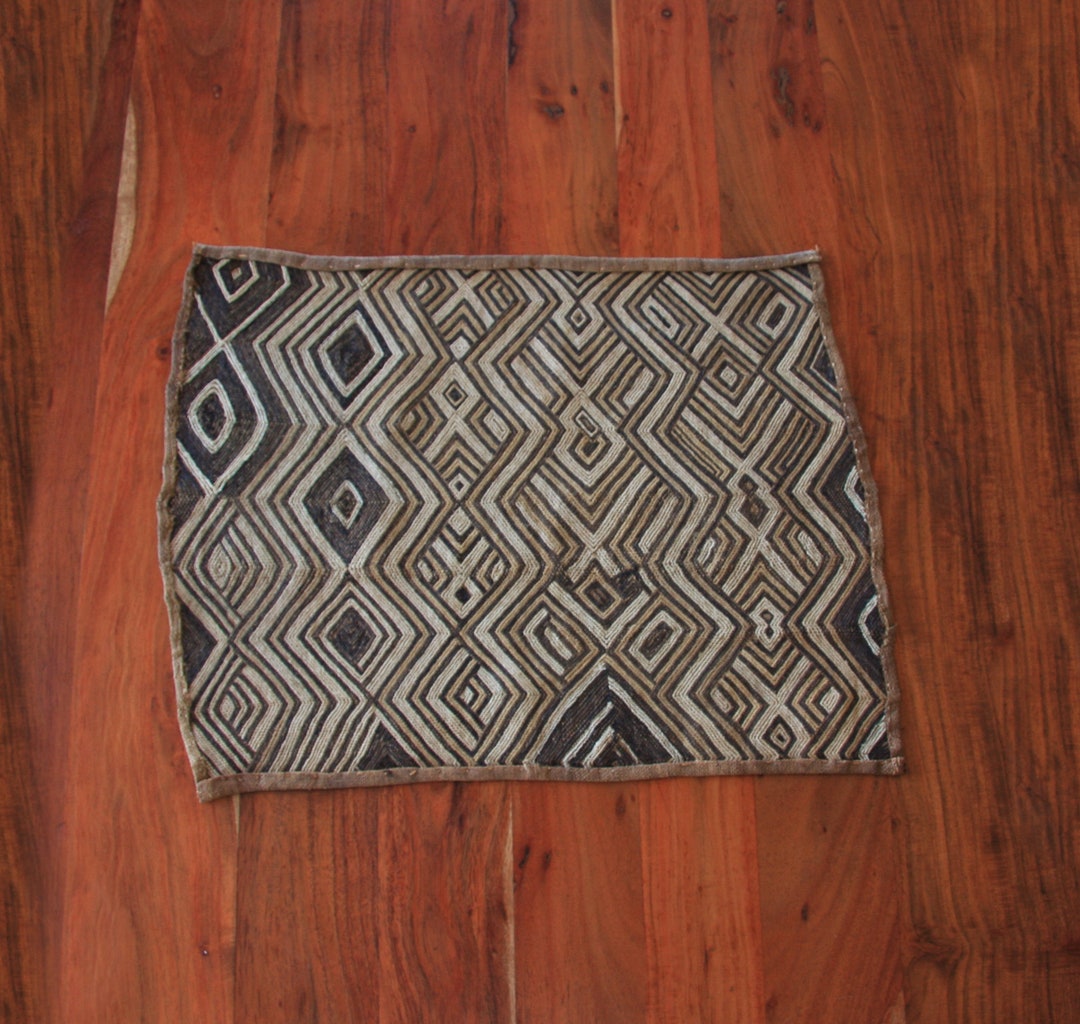 Kuba Cloth 20x26 Tapestry Wall Hanging Rug Wall Hanging African Tribal ...