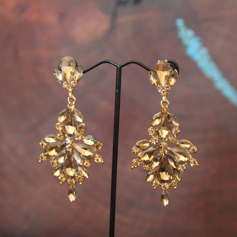 Gold Earrings - Etsy