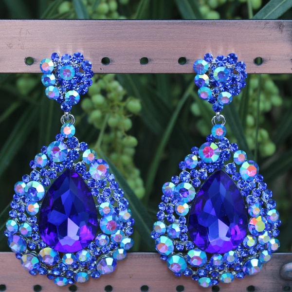 Blue Earrings - Etsy