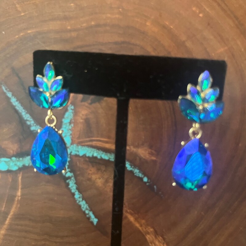 Blue Green Earrings - Etsy