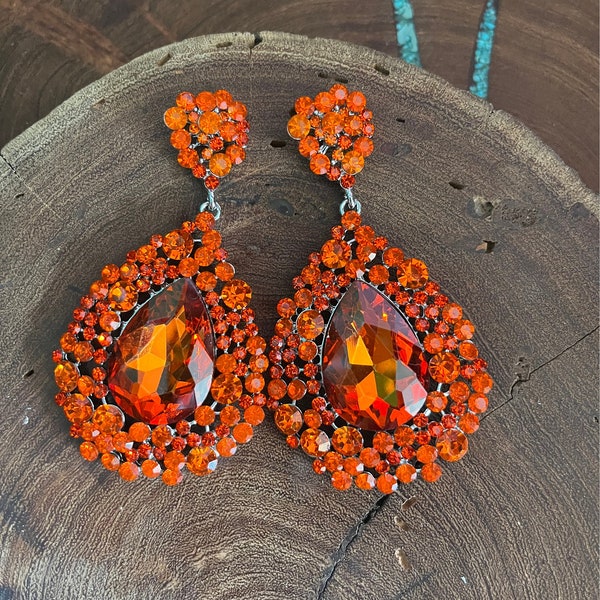 Orange Rhinestone - Etsy