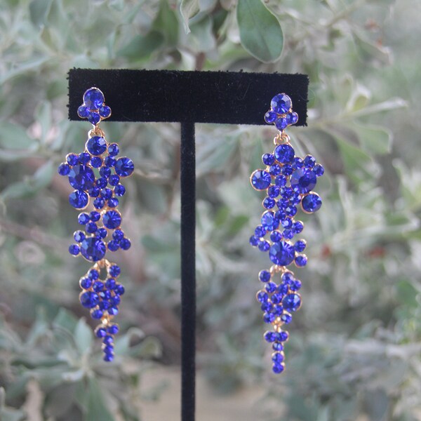 Blue Earrings - Etsy