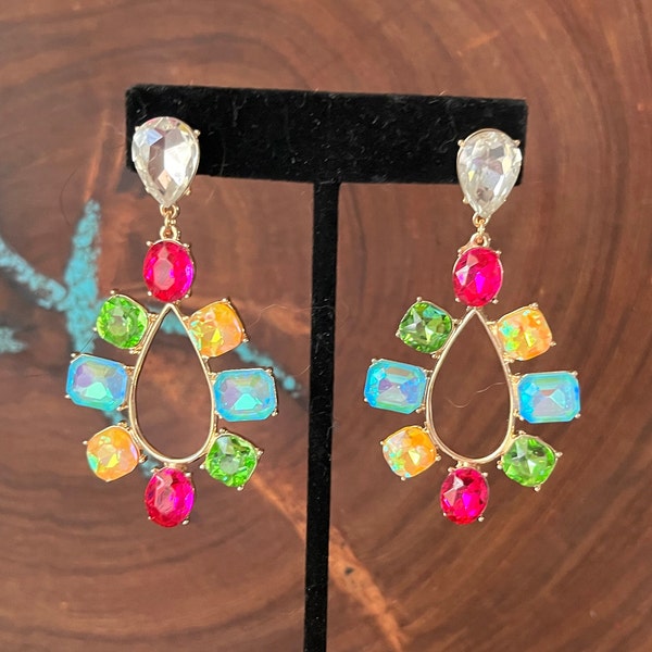 Multi Color Earrings - Etsy
