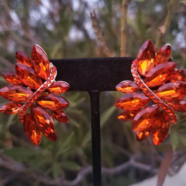 Orange Rhinestone - Etsy