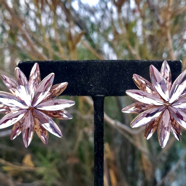 Pink Earrings - Etsy