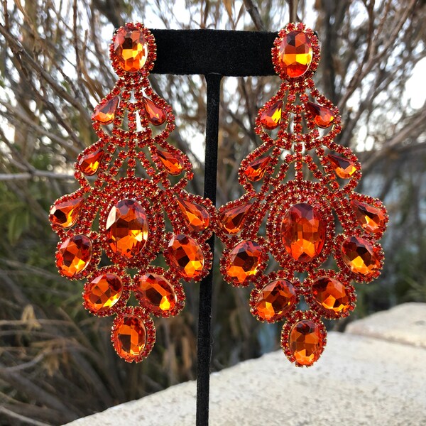 Orange Rhinestone - Etsy