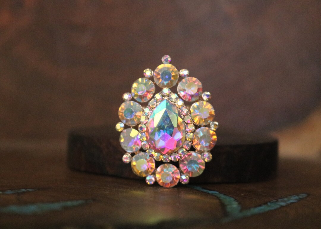 Ab Ring, Ab Rhinestone Statement Ring, Ab Fitness Competition Ring, Ab ...