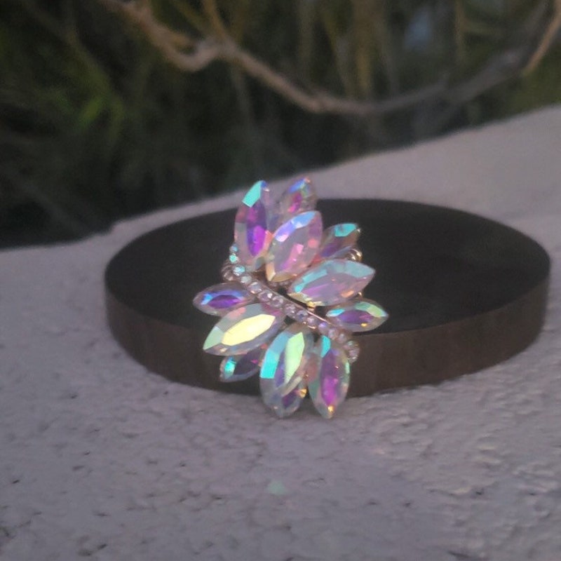 Iridescent Ring - Etsy