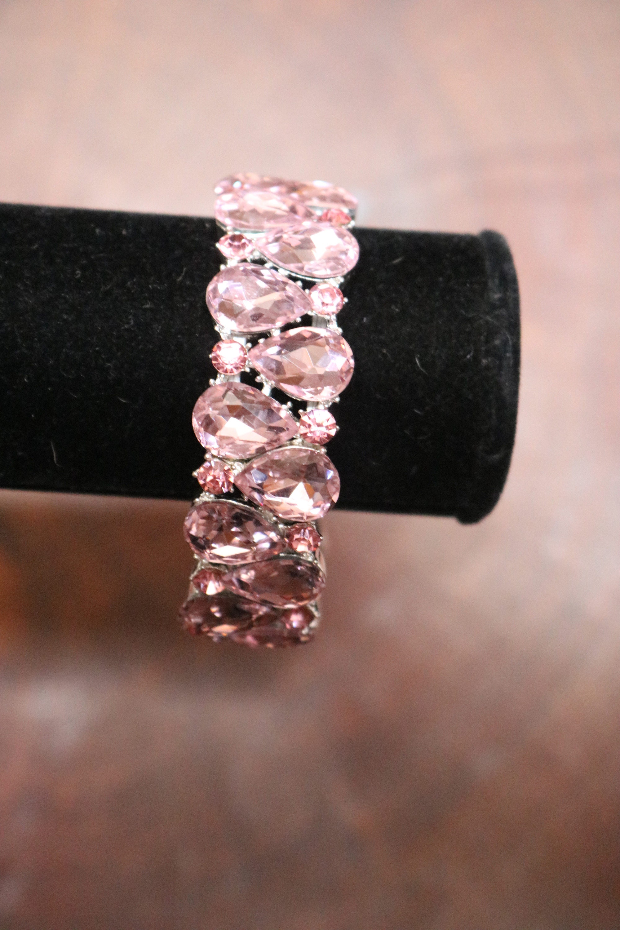 Pink Bracelet Blush Pink Bracelet Pink Bridal Bracelet Rose - Etsy