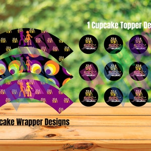Soul Train Theme Party Printable, Soul Train Party, Soul Train Cupcake ...