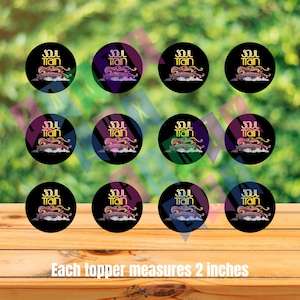 Soul Train Theme Party Printable, Soul Train Party, Soul Train Cupcake ...