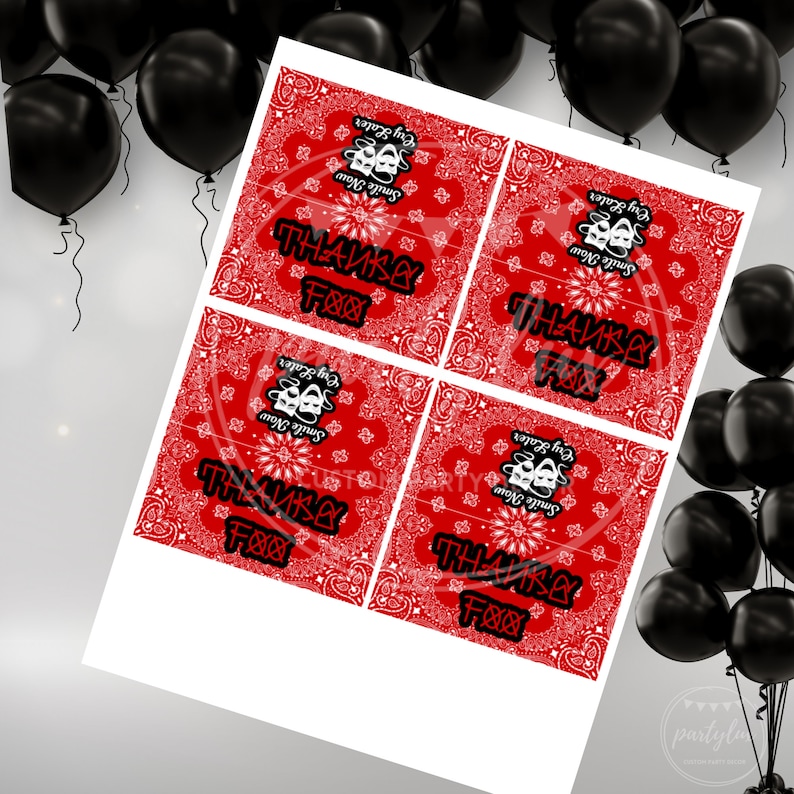 Cholo Party, Cholo Party Favors, Cholo Treat Bag Toppers, Chola Party ...