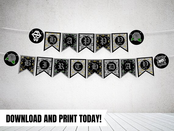 Printable Cholo Banner, Cholo Theme Party, Chola Theme, Cholo Party ...