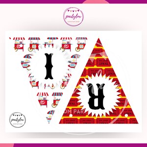 Carnival Theme Birthday, Carnival Party Banner, Printable Carnival ...