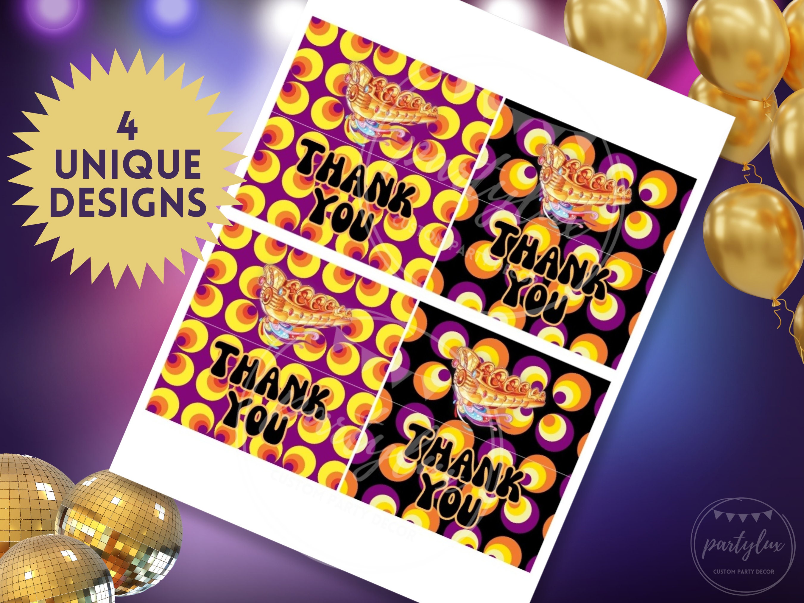 Soul Train Party, Soul Train Theme, Soul Train Treat Bag Toppers, Soul ...
