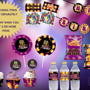 Soul Train Party, Soul Train Theme, Soul Train Water Bottle Labels ...