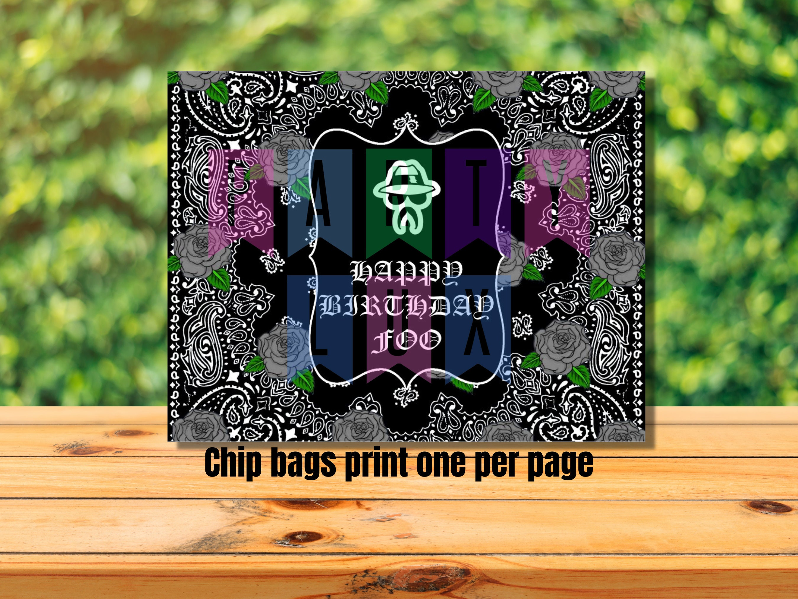Printable Cholo Chip Bags Cholo Party Cholo Party Favors - Etsy