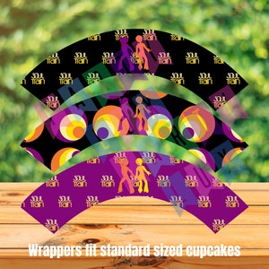 Soul Train Theme Party Printable, Soul Train Party, Soul Train Cupcake ...