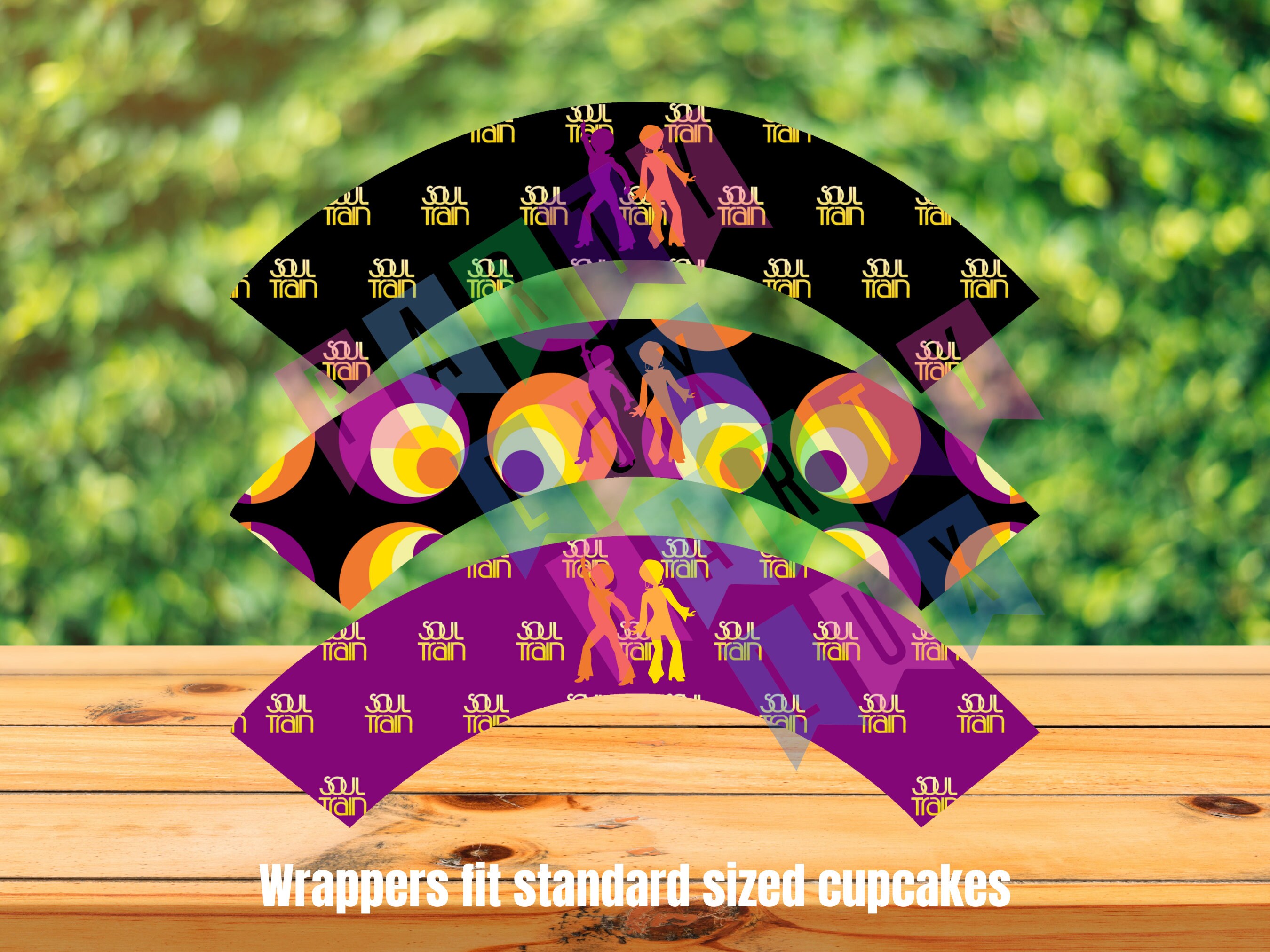 Soul Train Theme Party Printable, Soul Train Party, Soul Train Cupcake ...