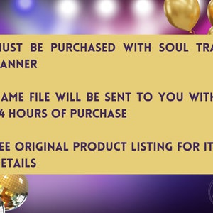 Soul Train Banner Name Add-on - Etsy