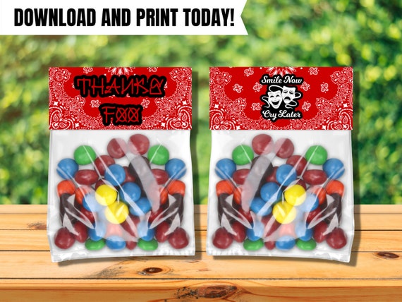 Cholo Party Cholo Party Favors Cholo Treat Bag Toppers | Etsy