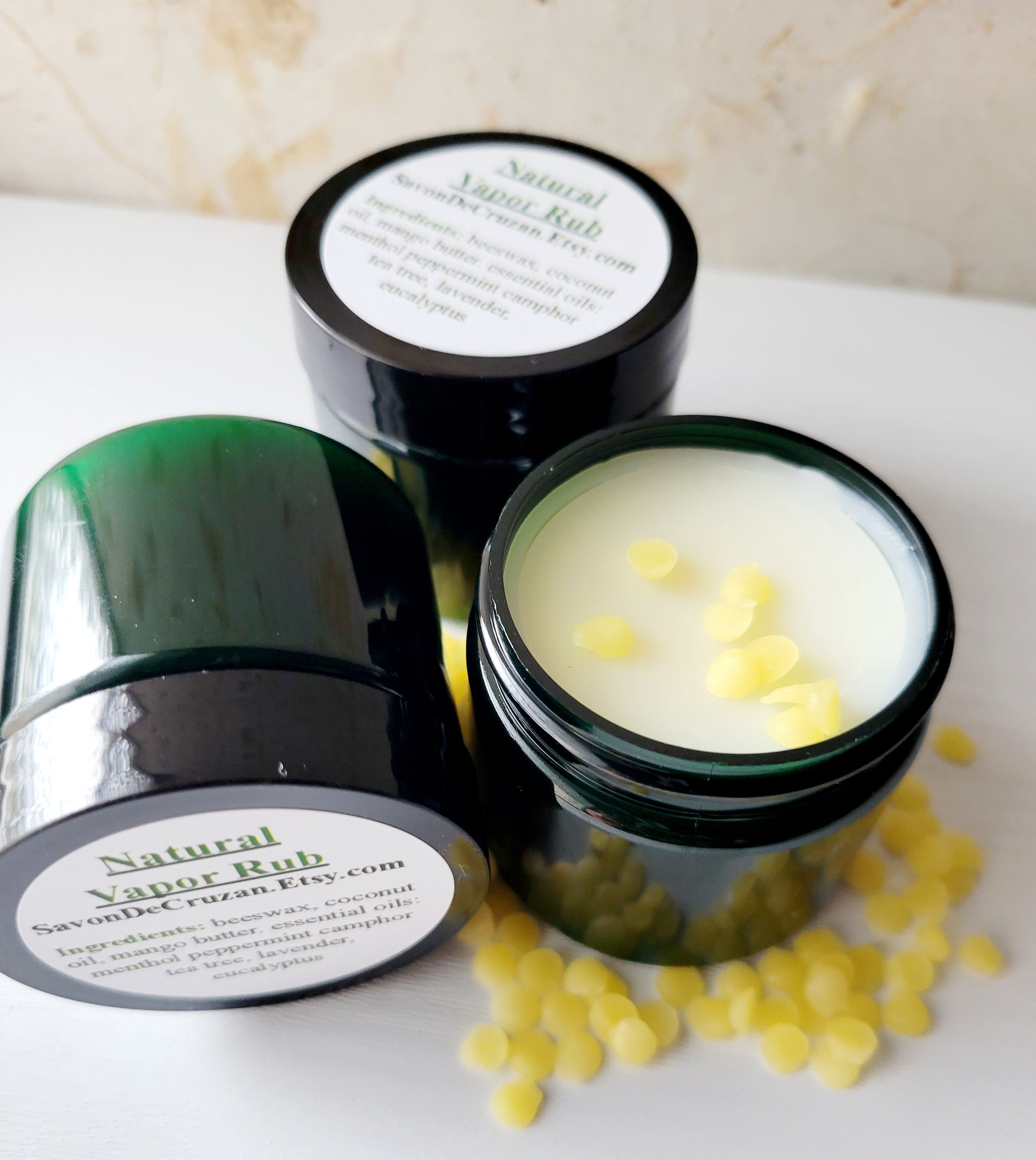 All Natural Chest Rub / Menthol Rub / Eucalyptus / Camphor /tea Tree ...