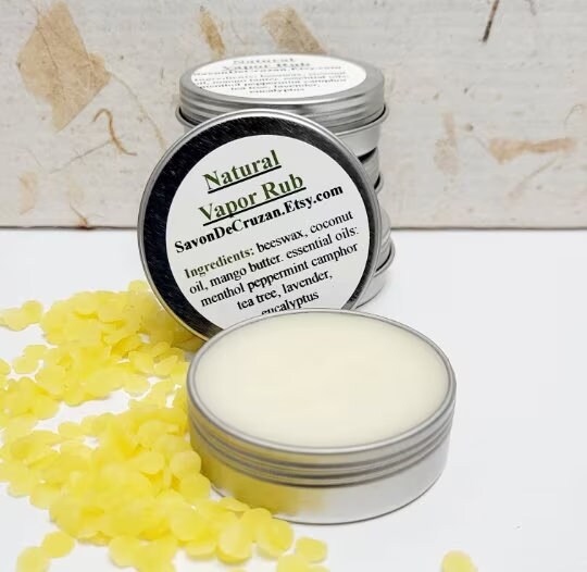 All Natural Chest Rub / Menthol Rub / Eucalyptus / Camphor /tea Tree ...