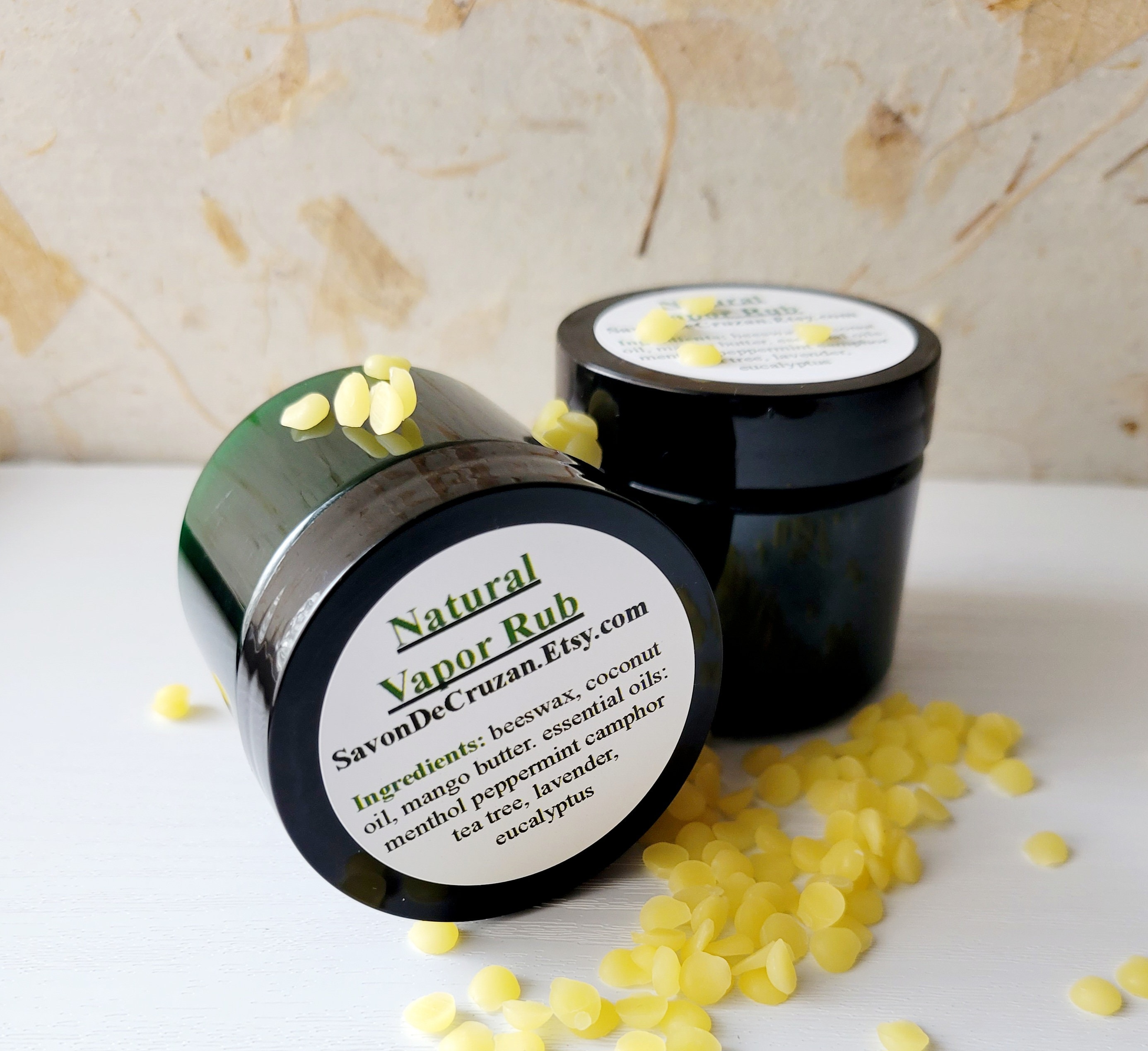 All Natural Chest Rub / Menthol Rub / Eucalyptus / Camphor /tea Tree ...