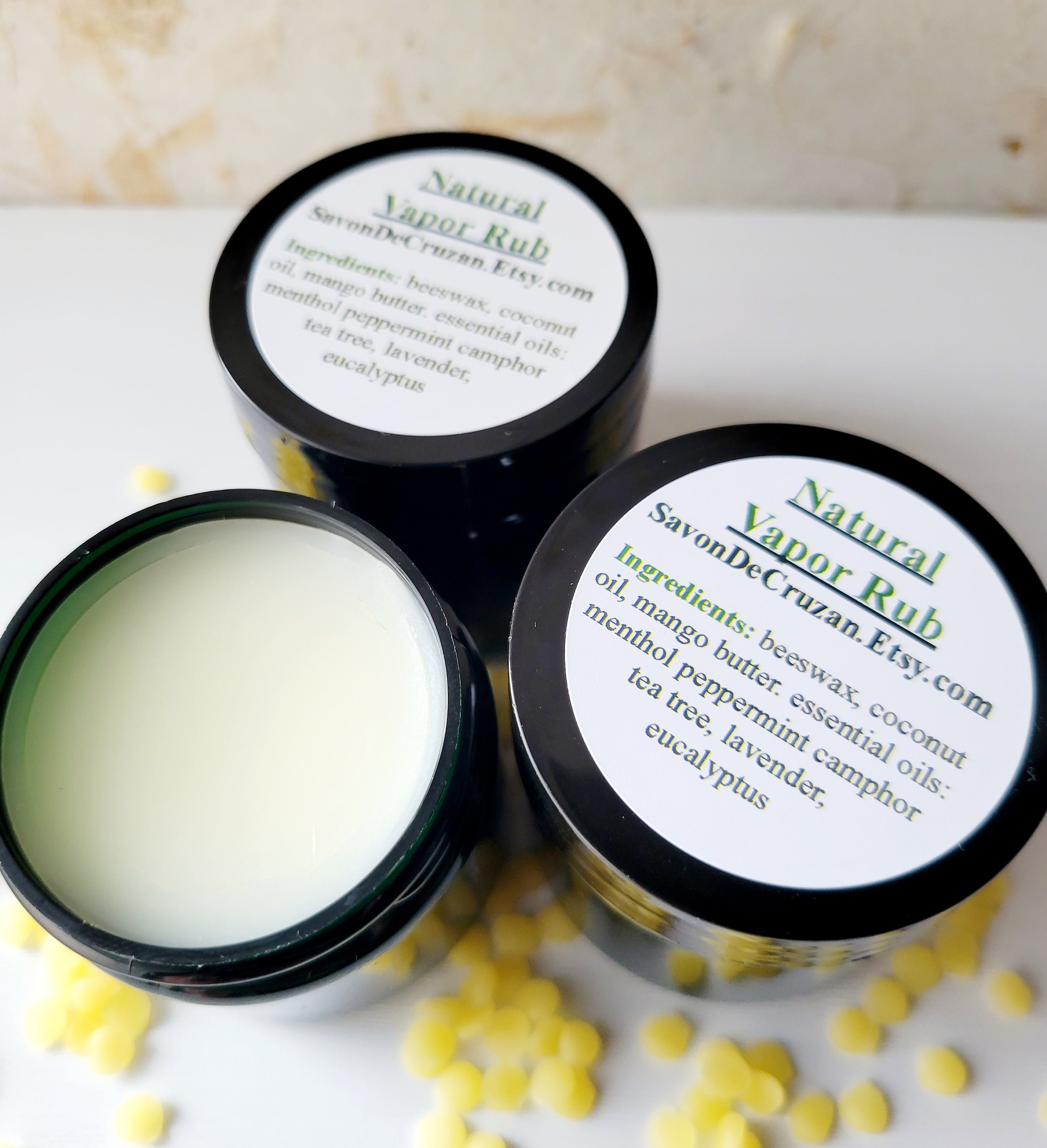 All Natural Chest Rub / Menthol Rub / Eucalyptus / Camphor /tea Tree ...