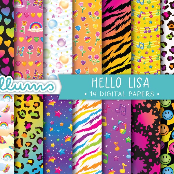 Lisa Frank Rainbow - Etsy