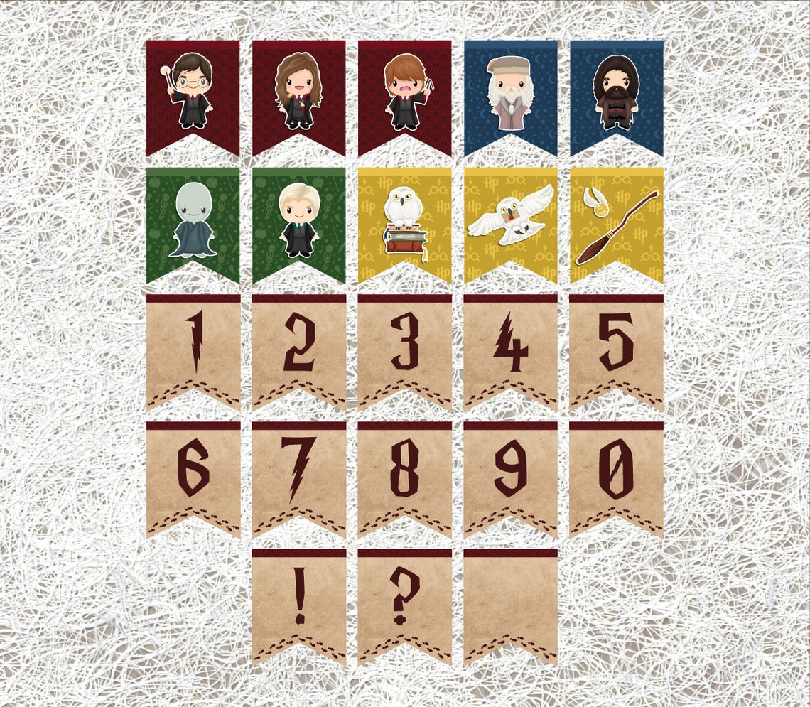 Wizard Magic Banner PRINTABLE Banner Young Wizard | Etsy