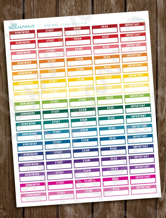 Watercolor Eucalyptus Printable Planner Stickers for Erin Condren ...
