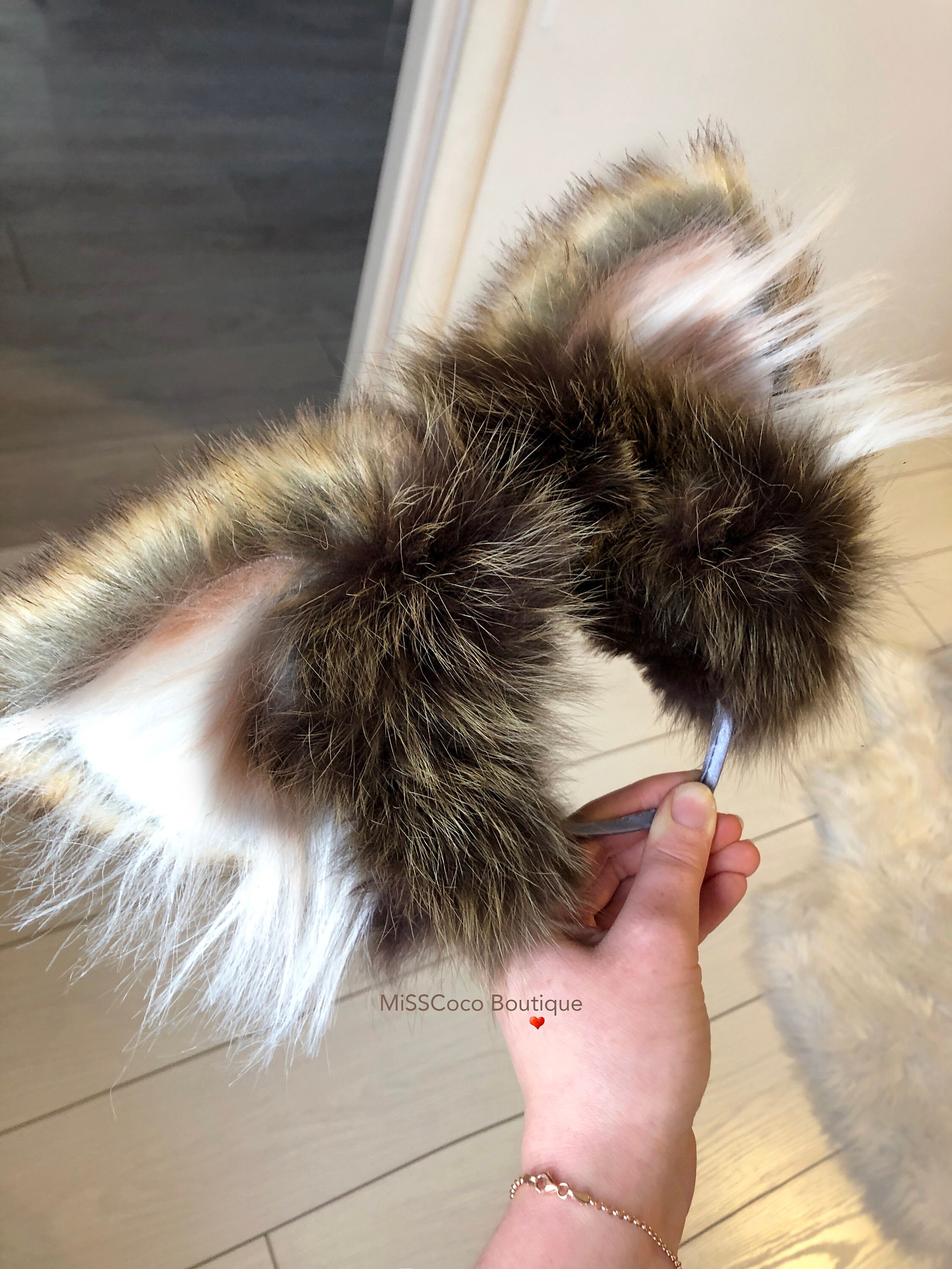 Fox Ears Headband Fur Realistic Cat Fox Ears Headband - Etsy
