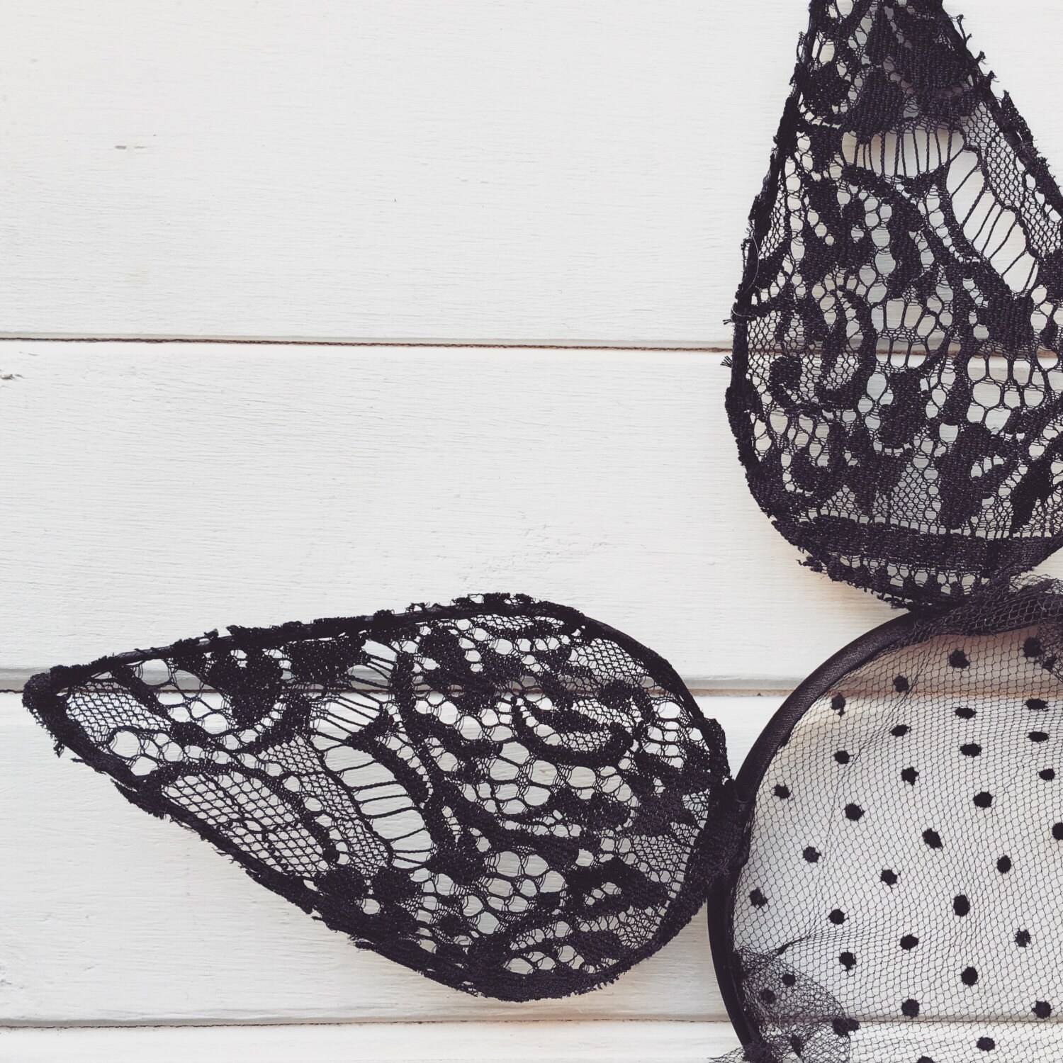 Bunny Veil Sexy Bunny Mask Lace Black Bunny Ears Bunny | Etsy