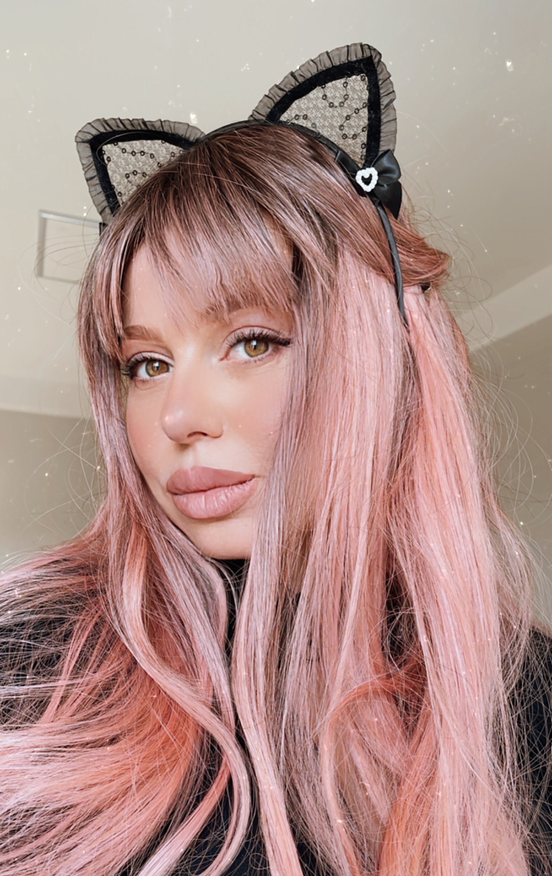 Cat Ears Cat Ears Bells Black Cat Ears Cat Ears Headband Etsy