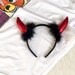 Devil Horns, Halloween Costume, Halloween Ears, Devil Horn Headband ...