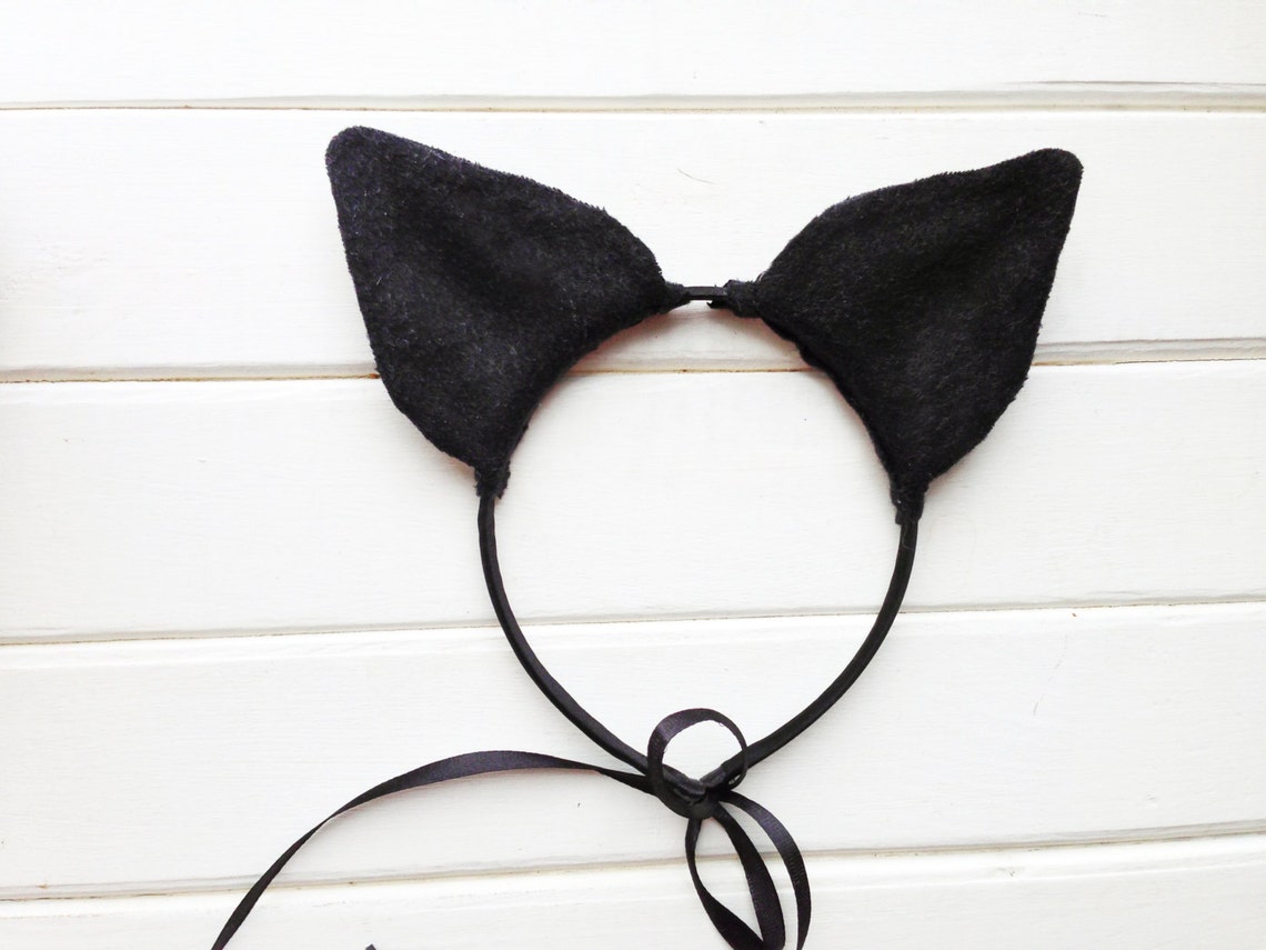 Felt Cat Ears Costume accessories Party ears Costume ears | Etsy